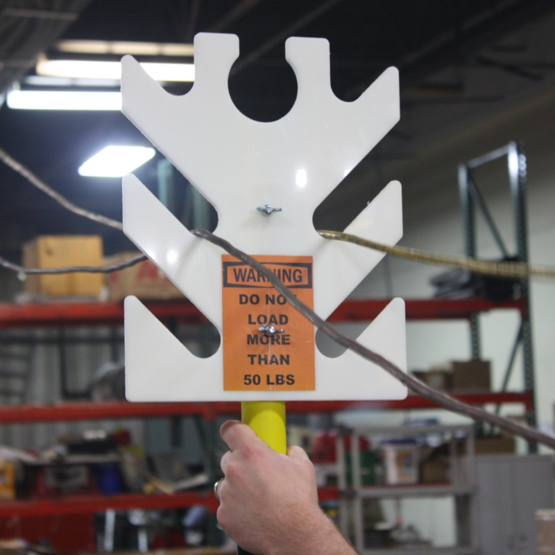 Portable Electric Telescoping Cable Support Tower | American Recycled ...